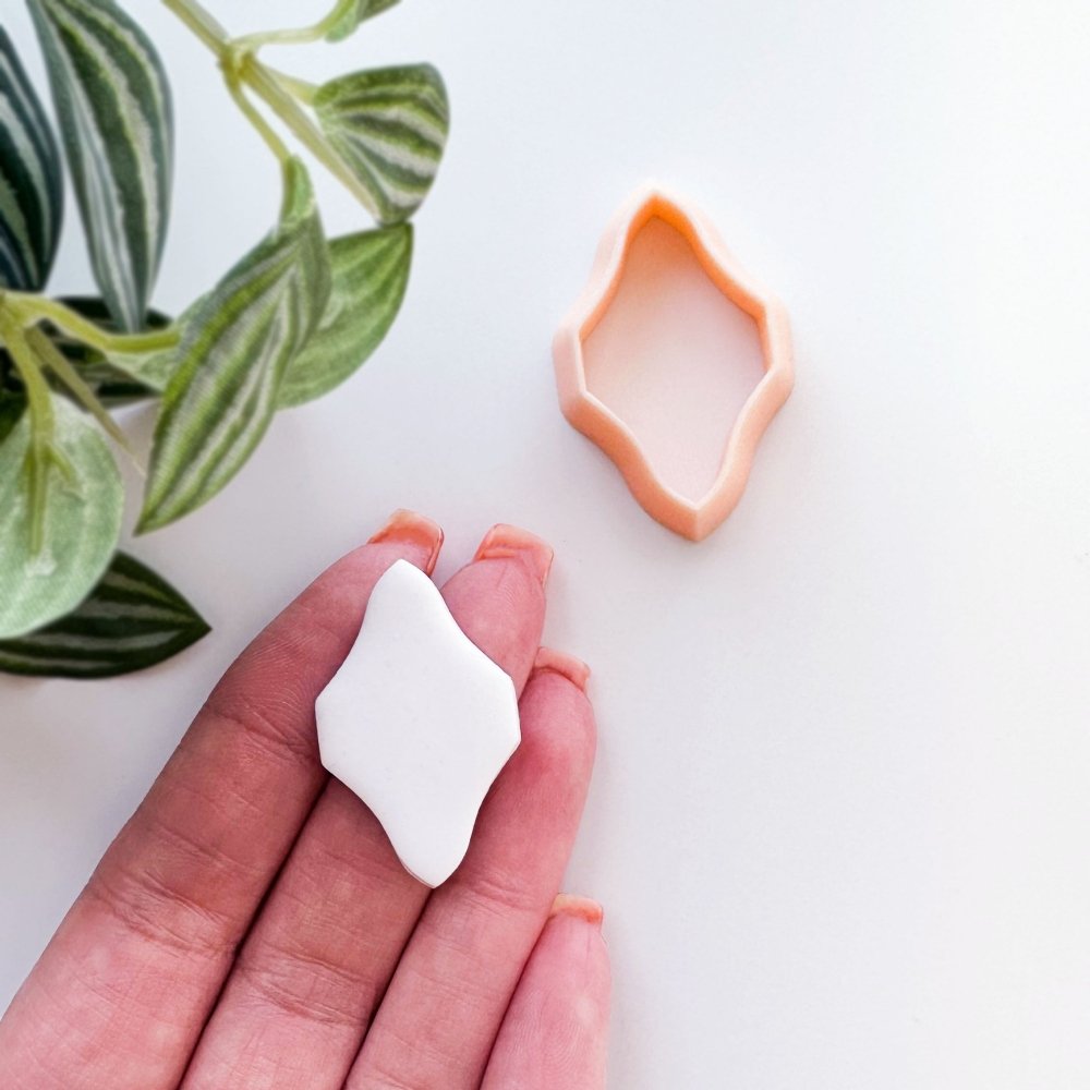 Ornate Diamond Clay Cutter | Unique Shape | Kaly and Klay