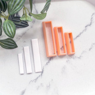 Thin Rectangle Clay Cutter | Kaly and Klay