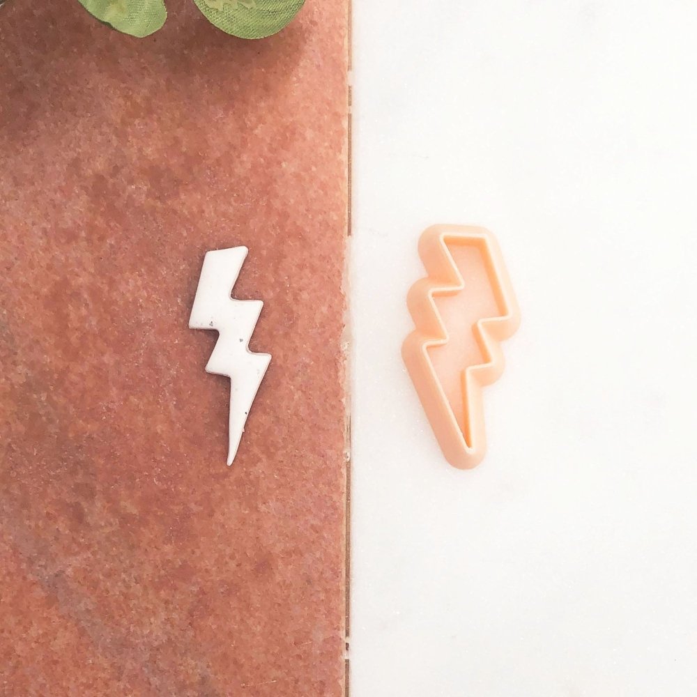 Lightning Bolt Triple Clay Cutter | Kaly and Klay