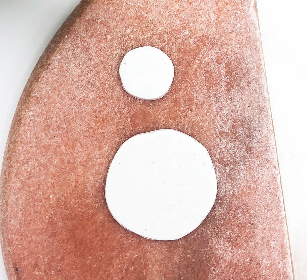 Organic Circle Clay Cutter | Misshapen Round Pebble Shape | Kaly and Klay