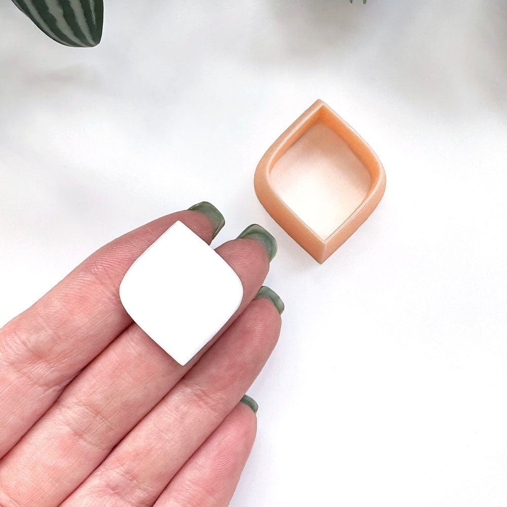 Rounded Diamond Clay Cutter | Kaly and Klay